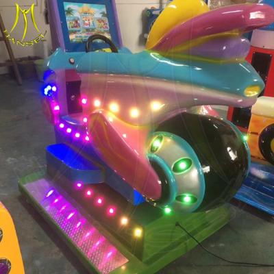 China Hansel amusement park games electric kiddie ride on fiberglass toy rides for sale