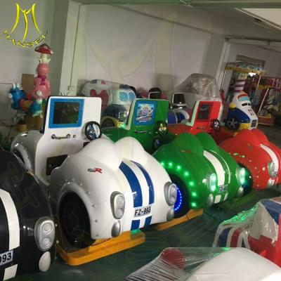 China Hansel amusement park games electric ride on fiberglass kiddie rides for sale