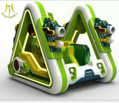 China Hansel amusement electric walking battery operated robot game machine for park for sale