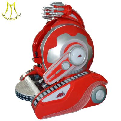 China Hansel fiberglass body battery powered electronic robot amusement rides for sale