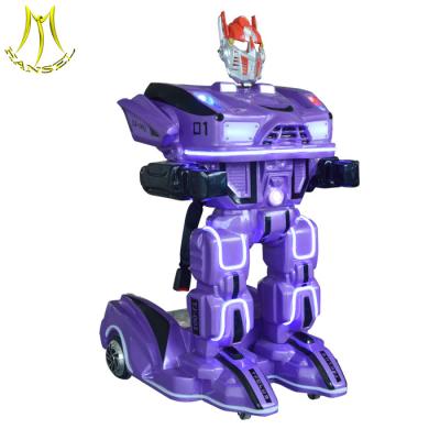 China Hansel outdoor amusement park rides electric children robot with remote control for sale