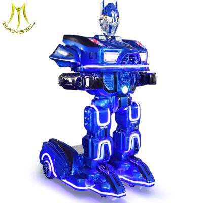China Hansel  battery operated fiberglass remote control toys robot rides for sale for sale