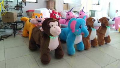 China Hansel kids unicorn motorized plush animal plush unicorn electric scooter for sale