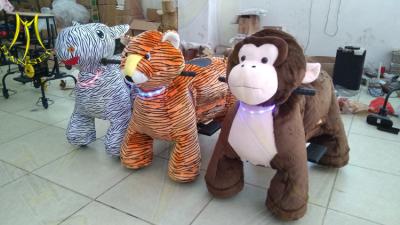 China Hansel rideable animal on toys for mall ride plush electrical animal toy cars for sale