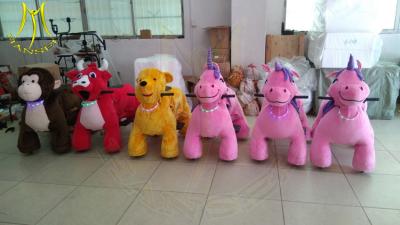 China Hansel  uangzhou toy fireproof animals electric ride on animals for sale