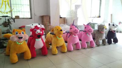 China Hansel factory price animal riding for kids coin operated dog walking machine for sale