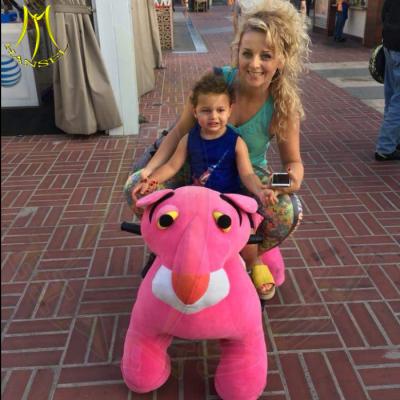 China Hansel amusement games plush children electric animal toy car for sale