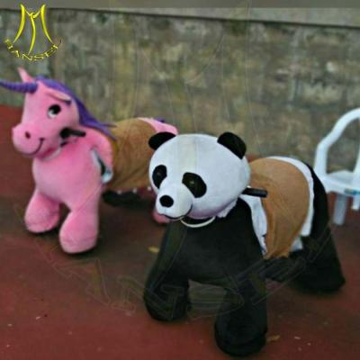 China Hansel walking plush animal toy car dinosaur 24 volt ride on toy for kids for sale