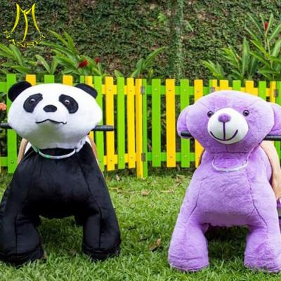 China Hansel amusement park game machine walking battery operated dog toy ride for sale