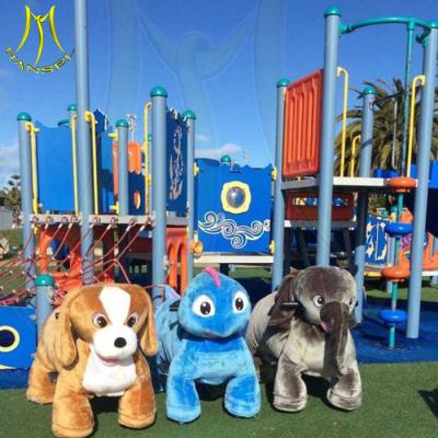 China Hansel electric happy ride battery operated plush animal rides for park for sale