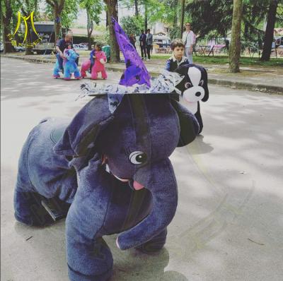 China Hansel amusement park games stuffed animals coin operated ride on toys for sale