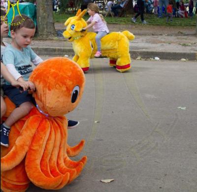 China Hansel amusement park electronic plush walking animal toy ride for sale for sale