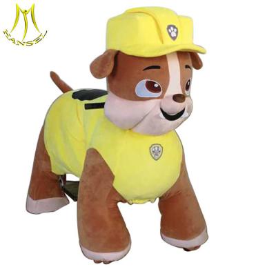 China Hansel  popular coin game machine walking animal dog toy ride for rental parties for sale