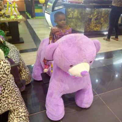 China Hansel amusement park walking plush kids electric rides on animal for mall for sale