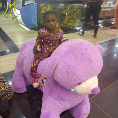 China Hansel amusement park moving animals walking coin operated ride on toys for sale