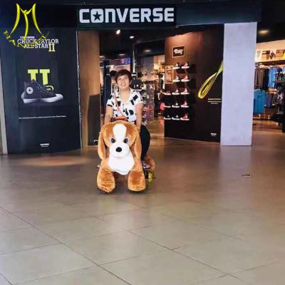 China Hansel amusement high quality family walking plush animal toy ride for sale