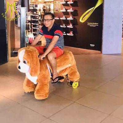 China Hansel walking battery operated soft stuffed animal car ride on toys for sale