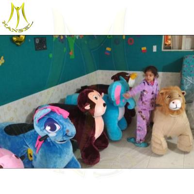 China Hansel  Guangzhou toy walking fireproof animals electric ride on animal for sale
