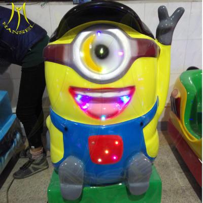 China Hansel fiberglass body coin operated indoor kiddie ride on for sale