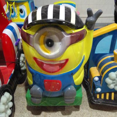China Hansel electronic amusement park games equipment fiberglass kiddie ride for sale