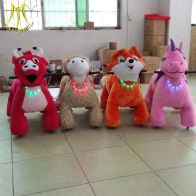China Hansel  commercial walking animal toy ride electric animal mountables for sale