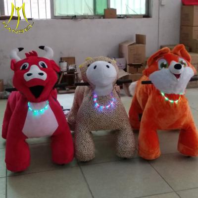 China Hansel  plush toys stuffed animals on wheels pony horse toy for sale
