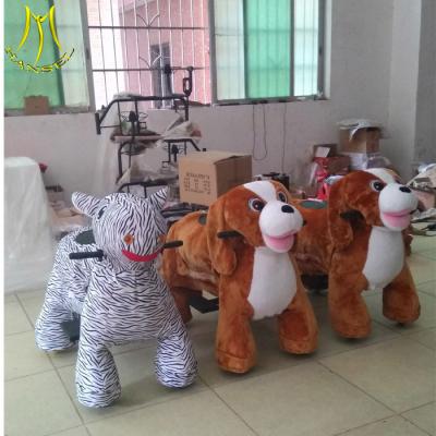China Hansel   coin operated battery car walking robot ride funny amusement park games for sale
