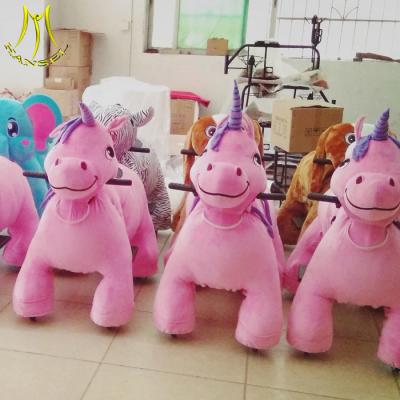 China Hansel  2018 Wholesale animal coin operated rides for mall coins animals operated scooter for sale
