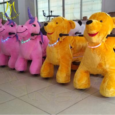 China Hansel amusement park electric walking battery rides on monkey toy car for sale for sale