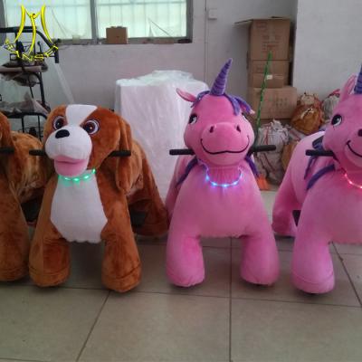 China Hansel entertainment adult game center electric animal unicorn scooter ride for sale