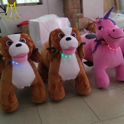 China Hansel  animal motorized rides kids motorized plush animals animal electric toy for sale