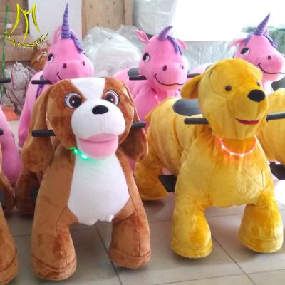 China Hansel kiddie outdoor park rides battery powered animal walking toy for kids and parents for sale