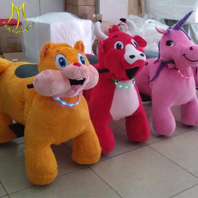 China Hansel  electric scooter bikes for amusement park kids riding horse toys for sale