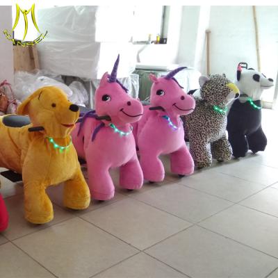 China Hansel  carnival games ride horse toys plush animal toy games machines for kids for sale