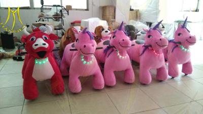 China Hansel  battery kids walking horse animals toy ride for mall electronic game machine for sale