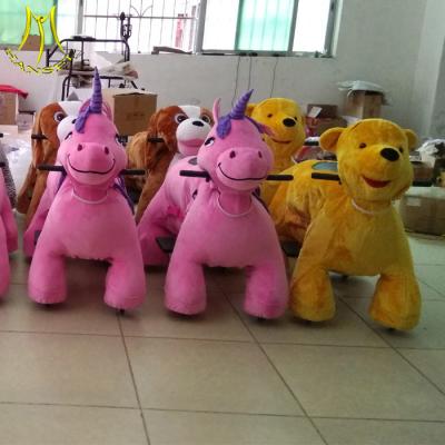 China Hansel  high quality dinosaur toys plush large animal toy for shopping center for sale