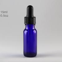 China Clear Dropper Glass Essential Oil Bottle Silk Screen Printing 15ml 20ml 100ml for sale