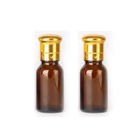 China Round Shape Frosted Matte Glass Essential Oil Bottle 5ml 10ml 30ml 50ml for sale