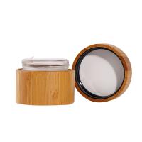 China Eco Friendly Bamboo Jar Packaging For Cosmetic Cream Packaging 30g 50g 100g for sale