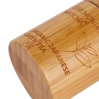 China Sealed Bamboo Tea Canister Kitchen Storage Jar 10g 15g 80g 100g 150g for sale