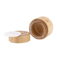 China 5g 10g 15g 20g 30g 50g 100g Wooden Bamboo Jar Packaging For Cream Cosmetic for sale