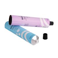 China Custom Labeled Aluminum Soft Hand Cream Tube Cosmetic With Screw Top Cap for sale