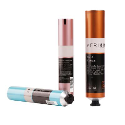 China 15 - 52mm Empty Aluminum Cosmetic Tubes Package Lotion Cream Collapsible Tubes for sale