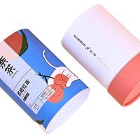 China Biodegradable Custom Carton Cylinder Paper Tube Box Gift Color Box for sale