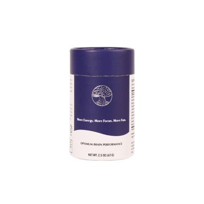 China Round Biodegradable Kraft Paper Tube Packaging For Tea Thickened Bottom for sale