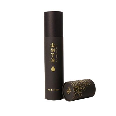 China Food Grade Cocoa Powder Tea Paper Tube Packaging Biodegradable Round for sale