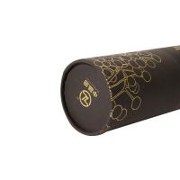 China Food Grade Cocoa Powder Tea Paper Tube Packaging Biodegradable Round for sale