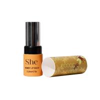 China Custom Printing Lip Balm Container Concealer Empty Round Paper Lipstick Tube for sale