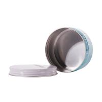 China 30g 50g 80g 100g Empty cream aluminum cosmetic cream aluminum jar with screw lid for sale