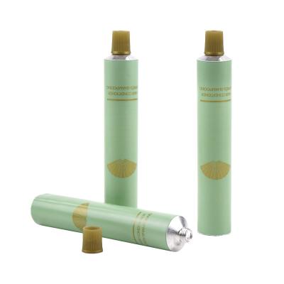 China 25ml 30ml 50ml Aluminum Cosmetic Tubes Toothpaste Tubes With Screw Tops for sale